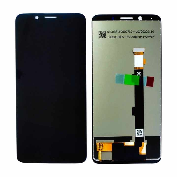 Display For Oppo F5 - Black (display glass combo folder) - Mobile Multiple