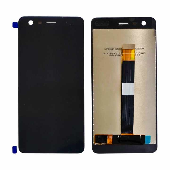 Display For Nokia 2 -Black (Lcd Plus Touch glass combo folder) - Mobile ...