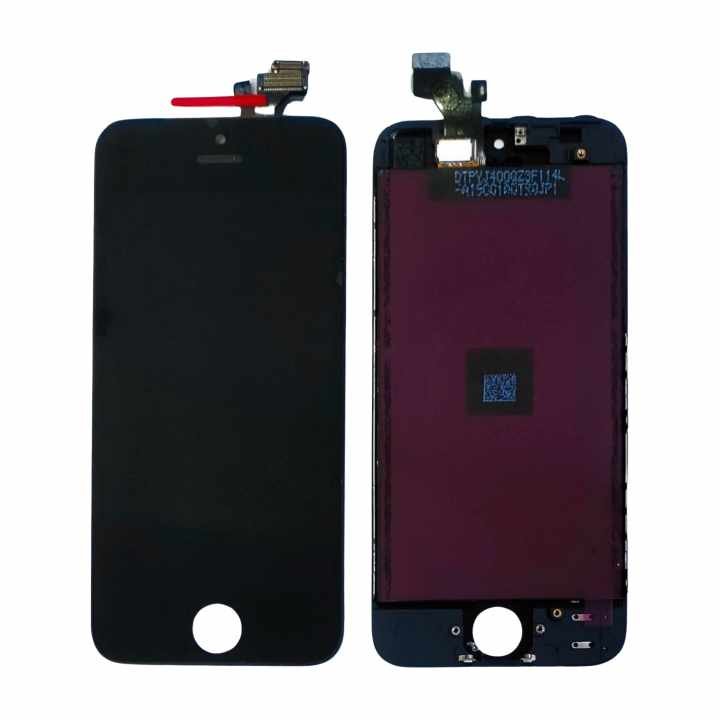 Display For Apple iPhone 5 -Black (Lcd Plus Touch glass combo folder ...