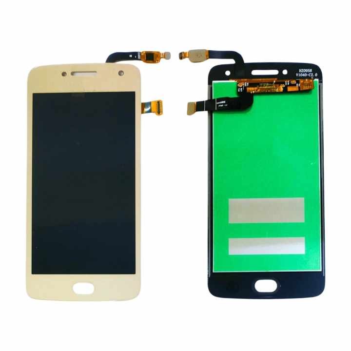 Display For Motorola Moto G5 Plus -Gold (Lcd Plus Touch glass combo ...