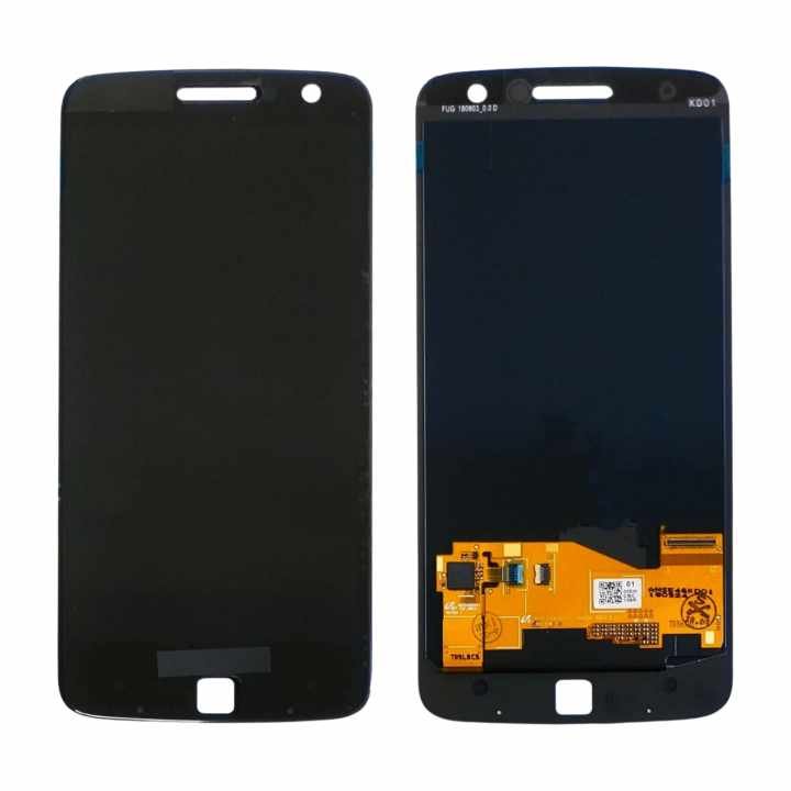 Display For Motorola Moto Z -Black (Lcd Plus Touch glass combo folder ...