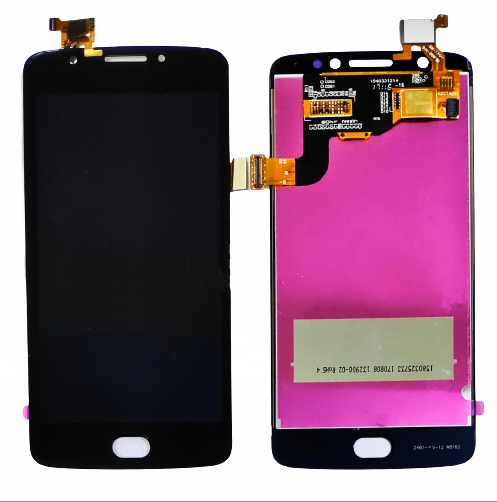 Display For Motorola Moto E4 -Black (Lcd Plus Touch glass combo folder ...
