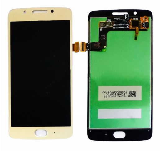 Display For Motorola Moto G5 -Gold (Lcd Plus Touch glass combo folder ...