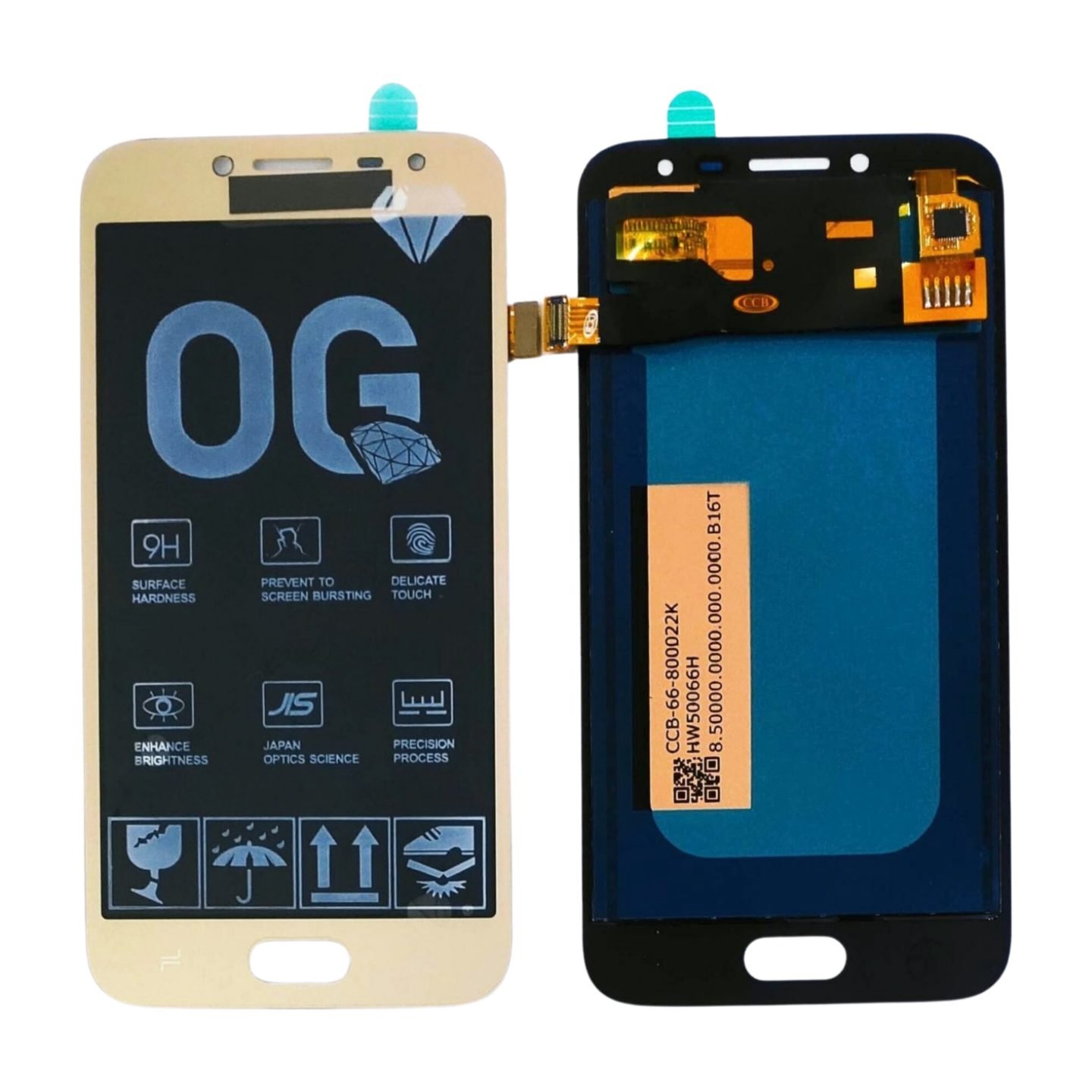 Display For Samsung Galaxy J2 Pro (sm-J250) -Gold (Lcd Plus Touch glass ...