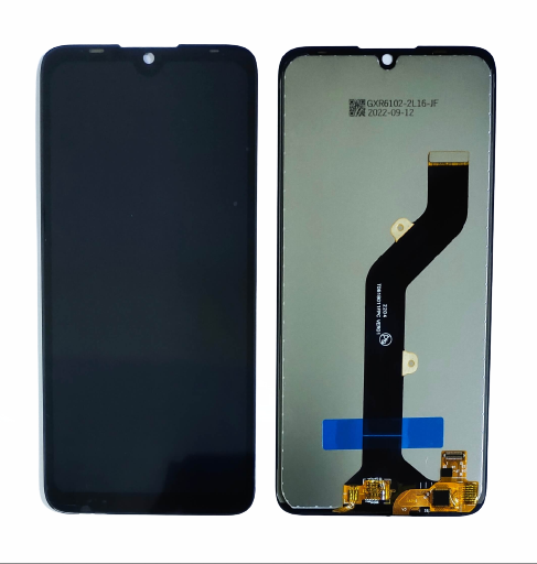 Display For Tecno Pop 5 -Black (display glass combo folder) - Mobile ...
