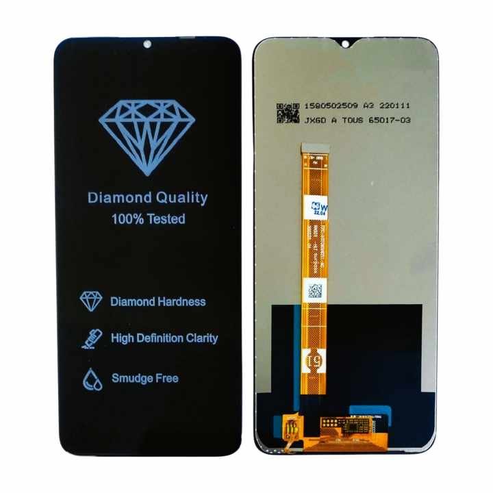Display For Realme C15 Qualcomm Edition (display glass combo folder ...