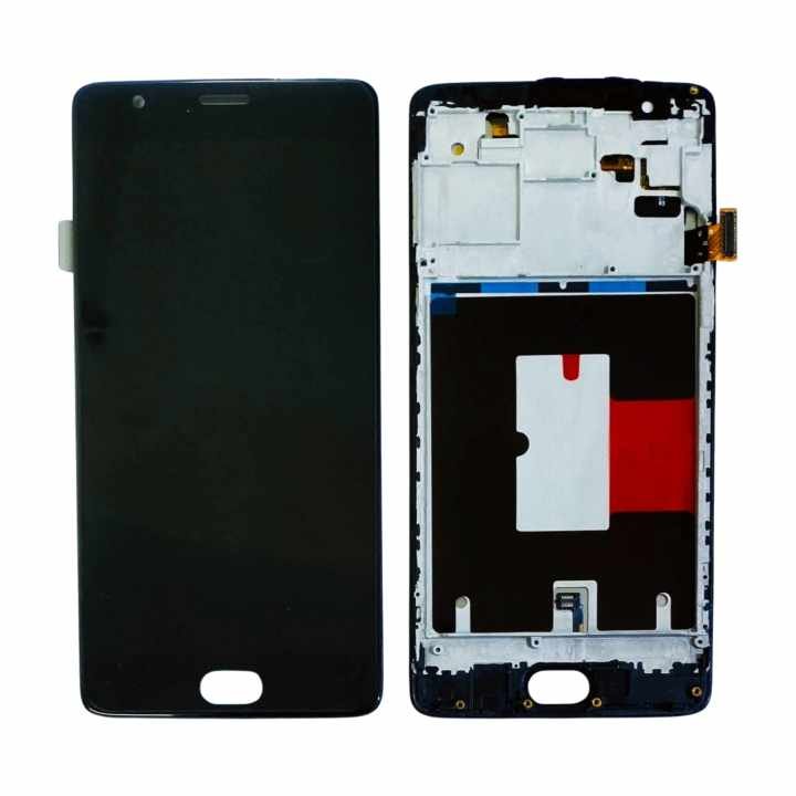 Display For OnePlus 3 - Black (display glass combo folder) - Mobile ...