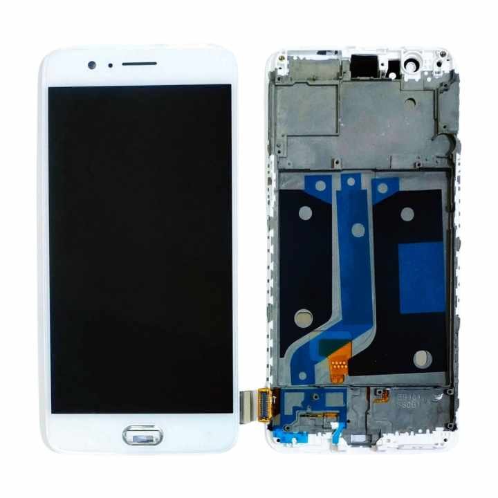 Display For OnePlus 5 - White (display glass combo folder) - Mobile ...