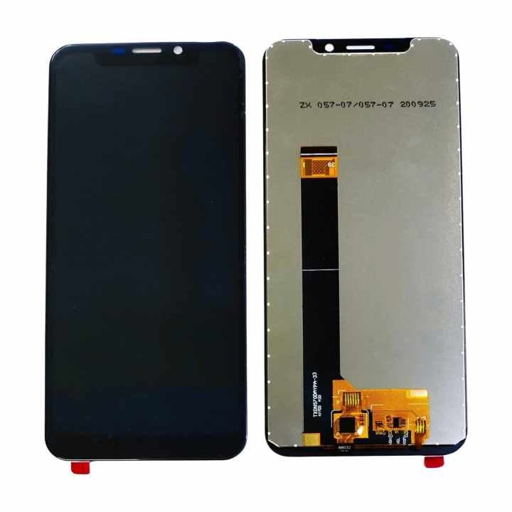 Display For Mobistar X1 Notch -Black (display glass combo folder ...