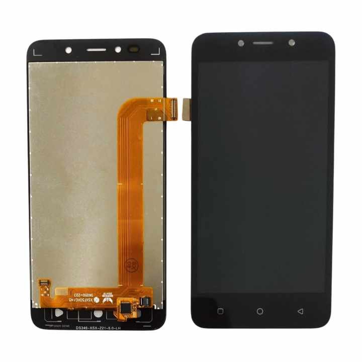 Display For Lava Z21 -Black (Lcd Plus Touch glass combo folder ...